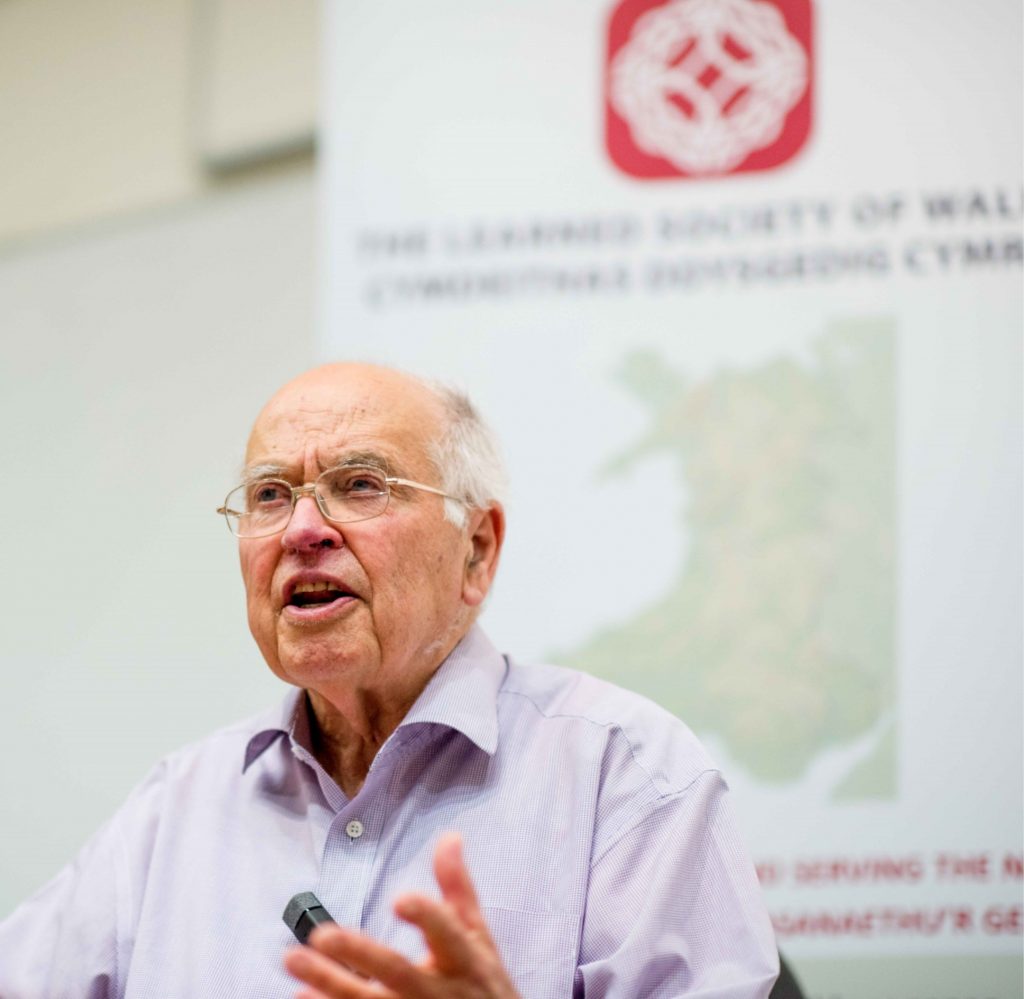 Sir Michael Atiyah admitted as HonFLSW - The Learned Society of Wales