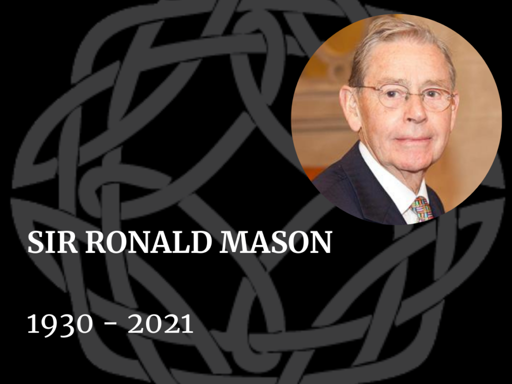 Sir Ronald Mason - The Learned Society of Wales